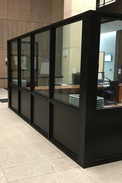 Ballistic Security Desks, Wall Panels, Windows & Doors from METT-T LLC
